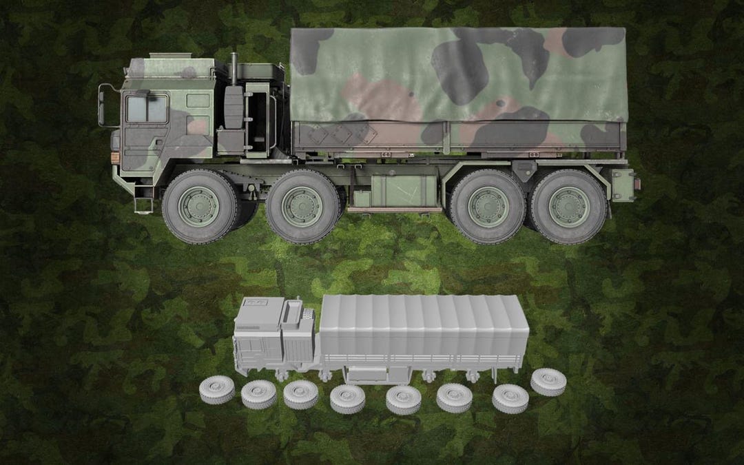 Model Kit for Assembly and Painting - Military Vehicle. MAN HX77 8x8 ...