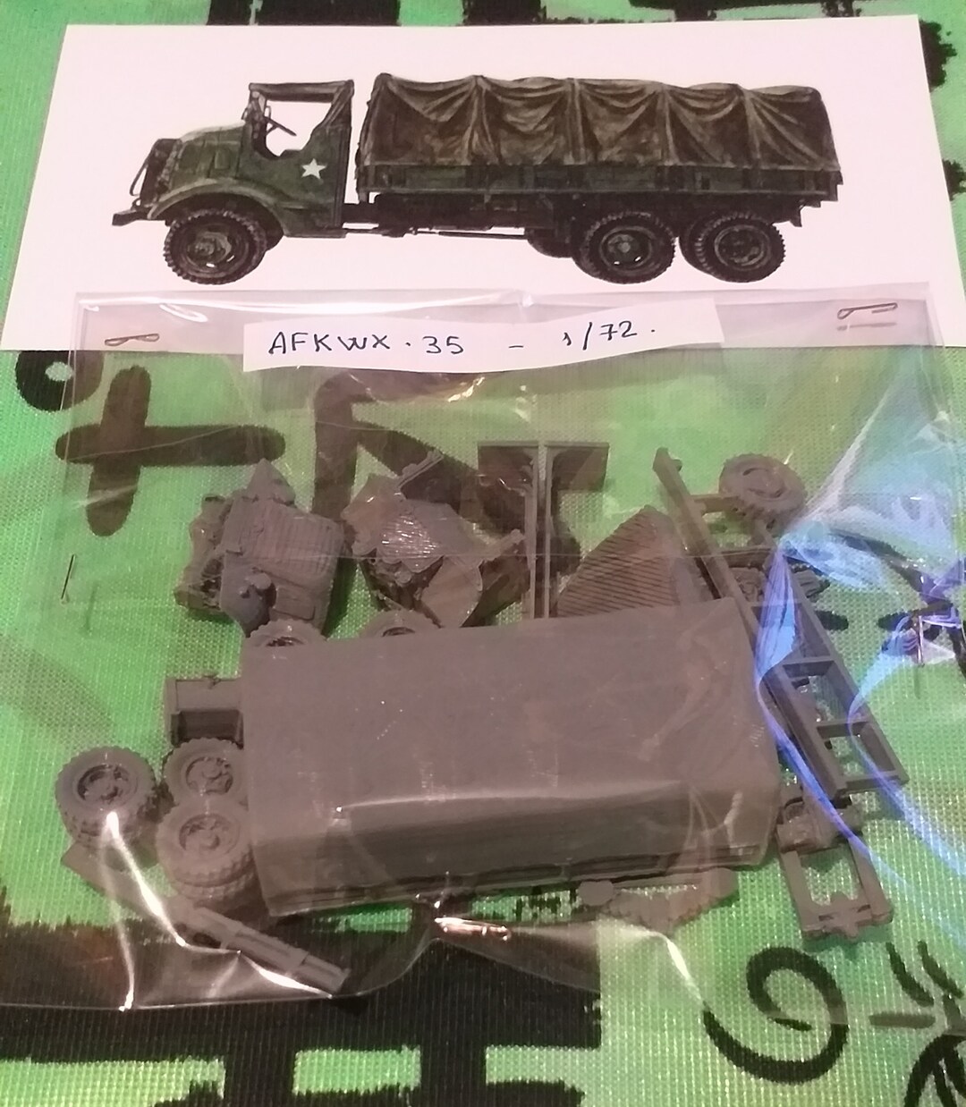 Model Kit for Assembly and Painting - Military Vehicle. Gmc Afkwx 35 ...