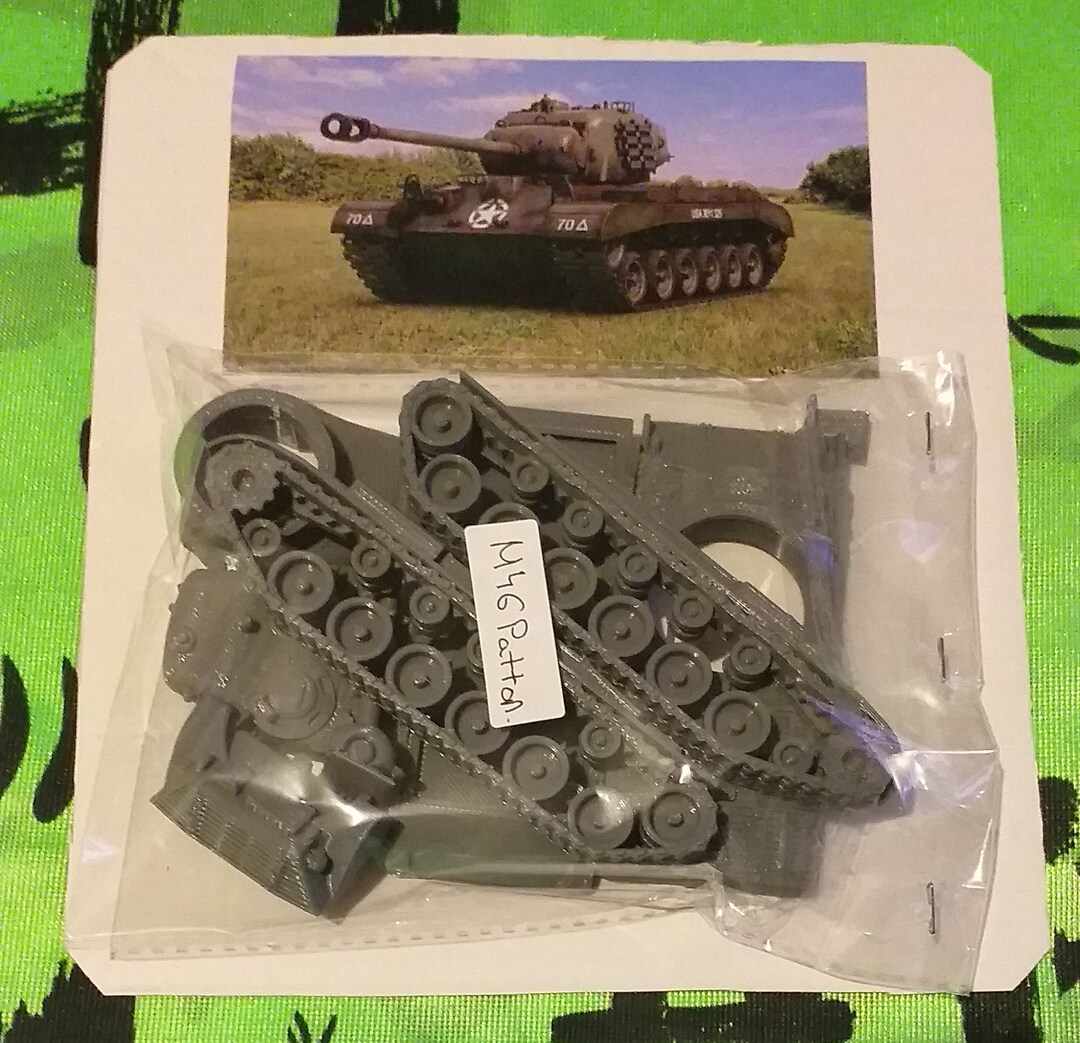 Model Kit to Assemble and Paint Military Vehicle. M46 Patton 1/72 - Etsy