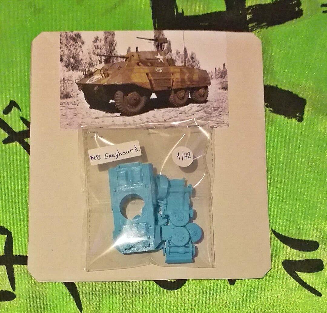 Model Kit to Assemble and Paint Military Vehicle. M8 Greyhound 1/72. - Etsy