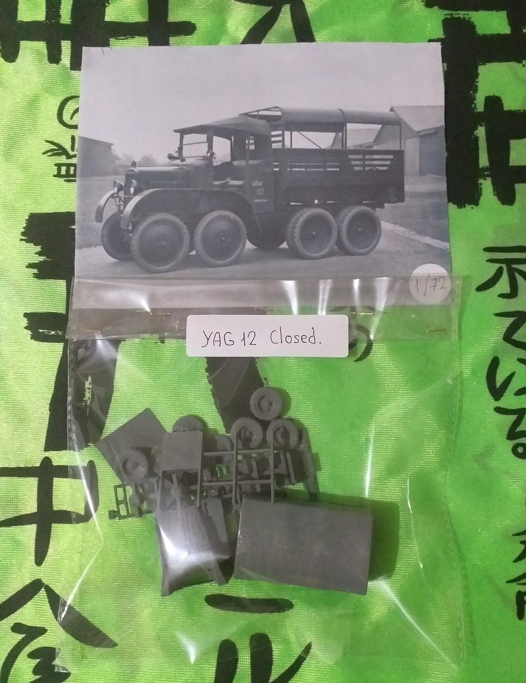 Model Kit to Assemble and Paint - Military Vehicle - Yag 12 Closed. - Etsy