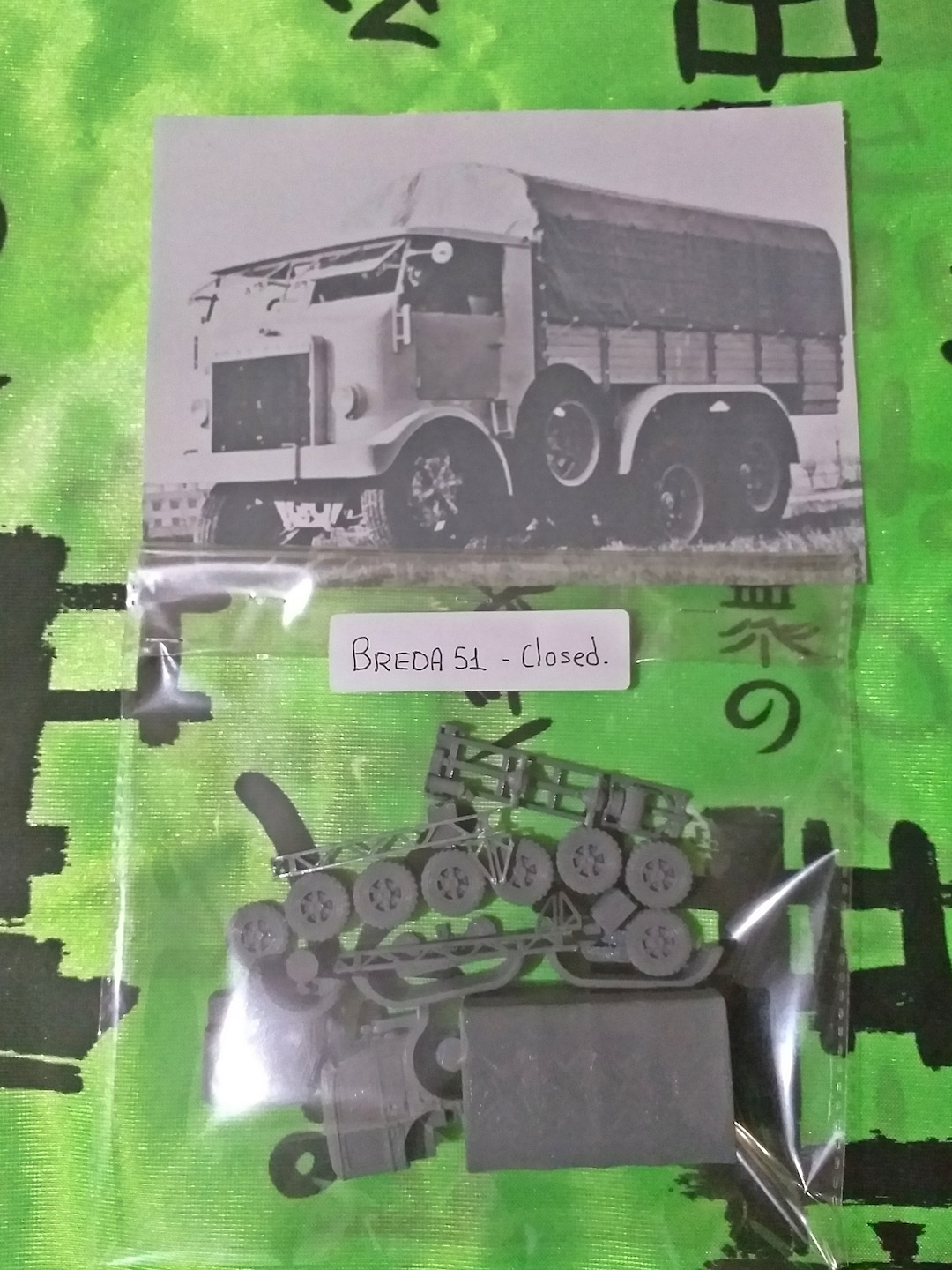 Model Kit for Assembly and Painting - Military Vehicle. Breda 51 Closed ...