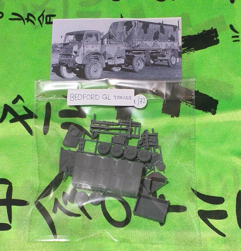 Model Kit for Assembly and Painting - Military Vehicle. Bedford Ql ...