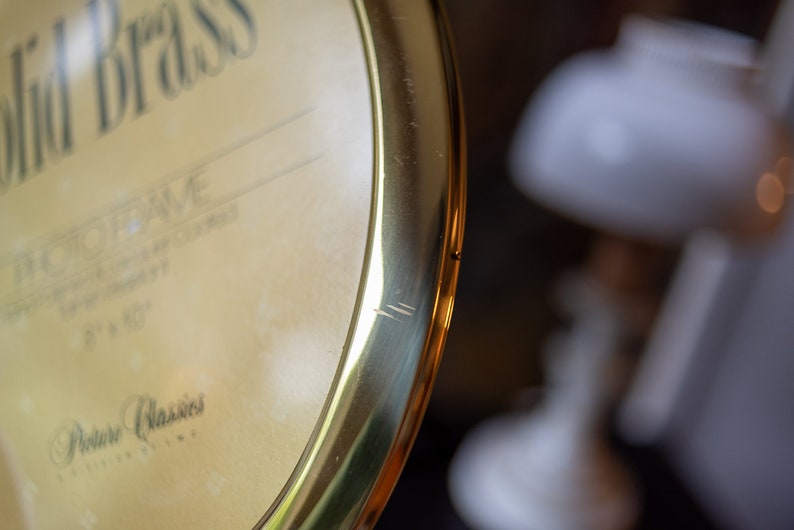 Brass Photo Frame / Vintage Brass Photo Frame - Etsy