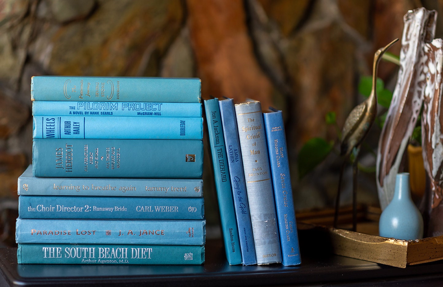 Blue Book Bundle/ Blue Beach Vibe Colored Books / Set Of Blue | Etsy