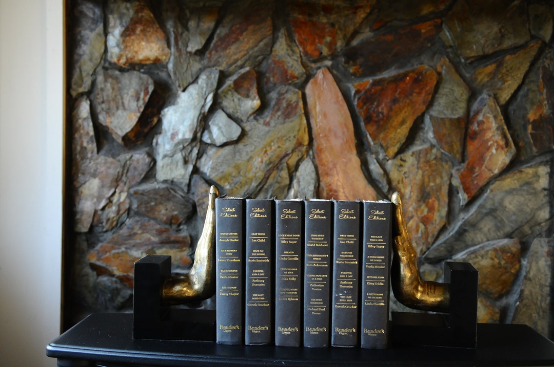 Secret Storage/hollowed Outblack With Gold Print Books for Secret ...