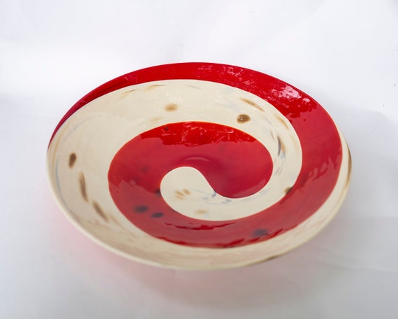 Yalos Casa Italian Murano Modern Art Glass Centerpiece Bow | Etsy