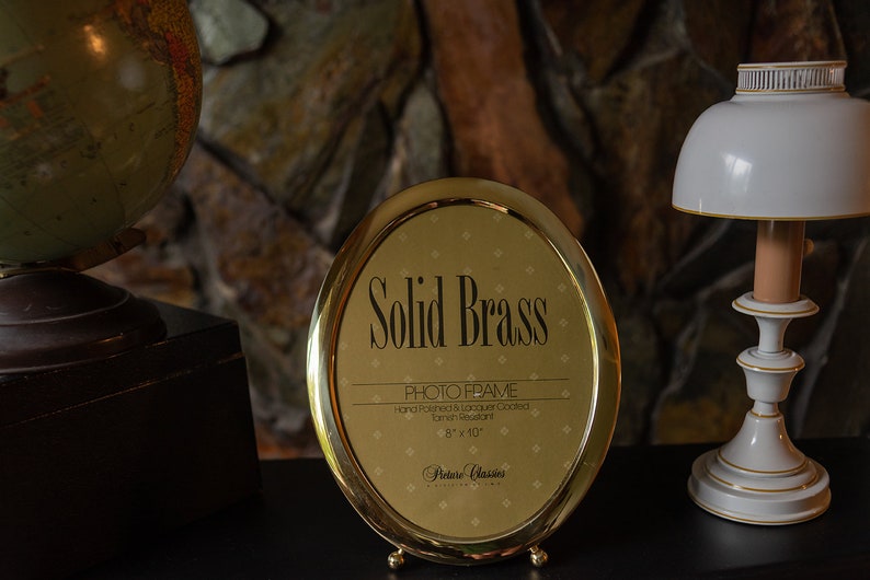 Brass Photo Frame / Vintage Brass Photo Frame - Etsy