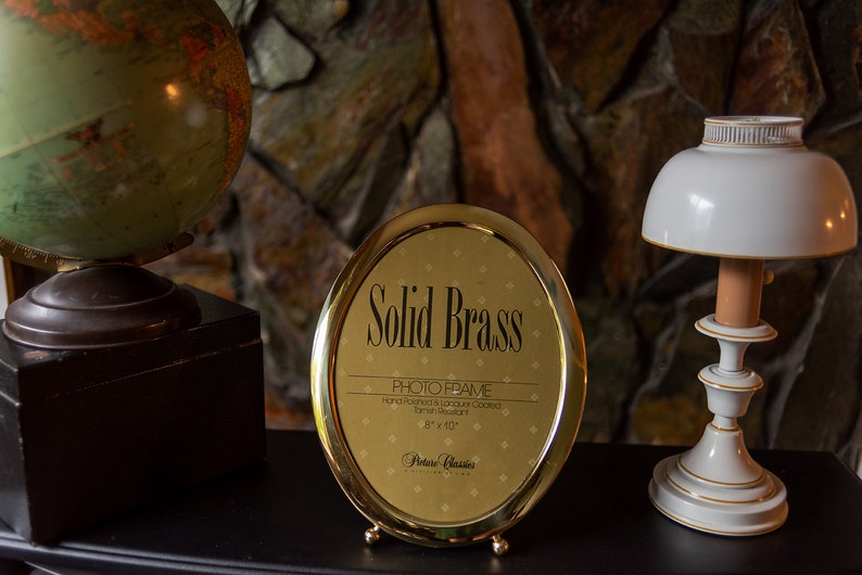 Brass Photo Frame / Vintage Brass Photo Frame - Etsy