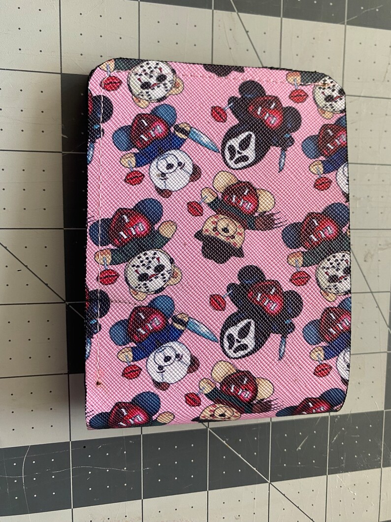 Horror Faux Leather Bifold Wallet - Etsy