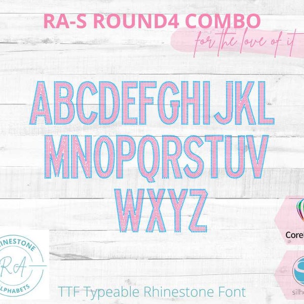 Rhinestone Font - Etsy