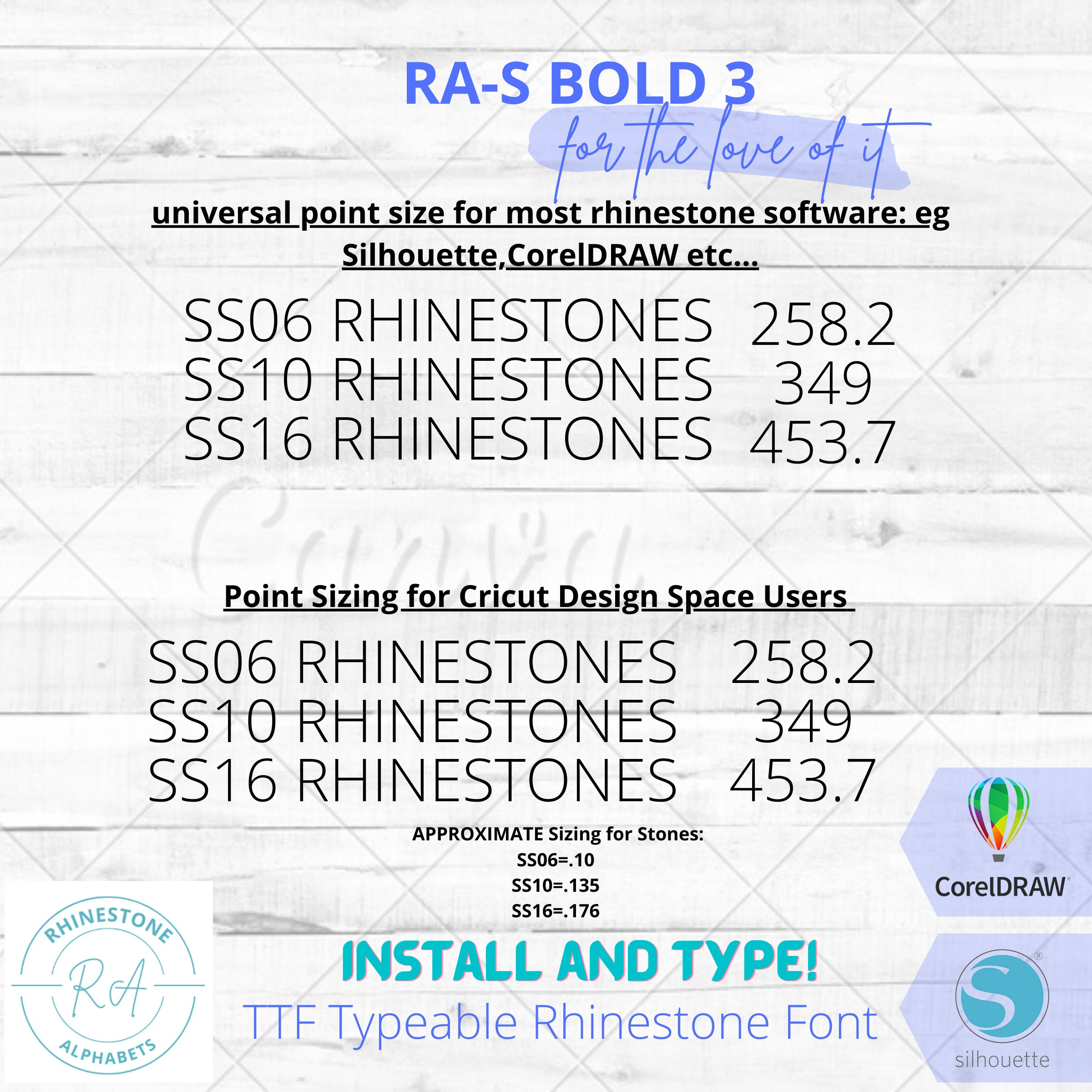 RA-S Bold 3 Typeable Rhinestone Font - Etsy