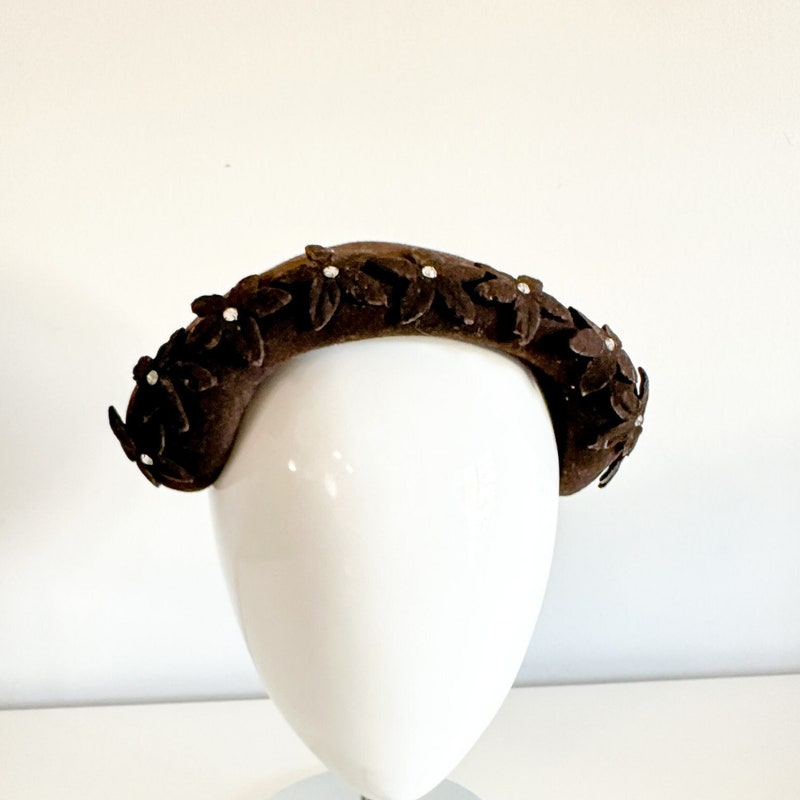 Brown Fascinator - Etsy