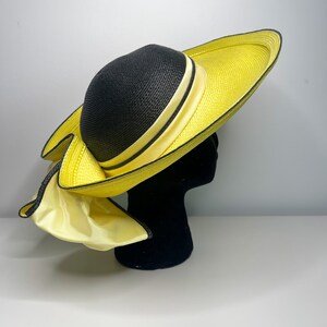 Vintage David M Hat With Bow Detailing| Wedding Hat| Racetrack Hat ...