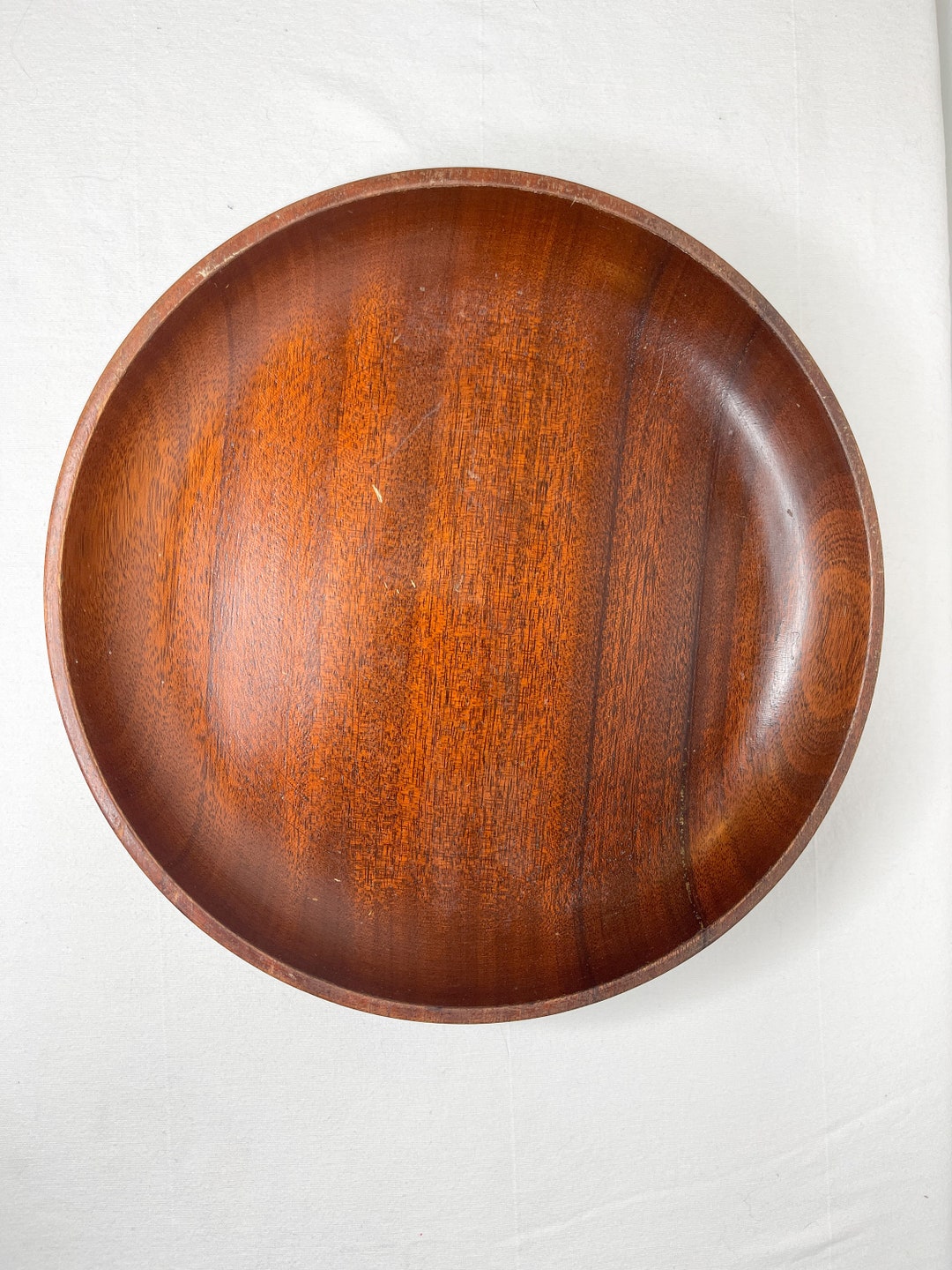 Vintage Dall-craft Wooden Platter on a Pedestal - Etsy