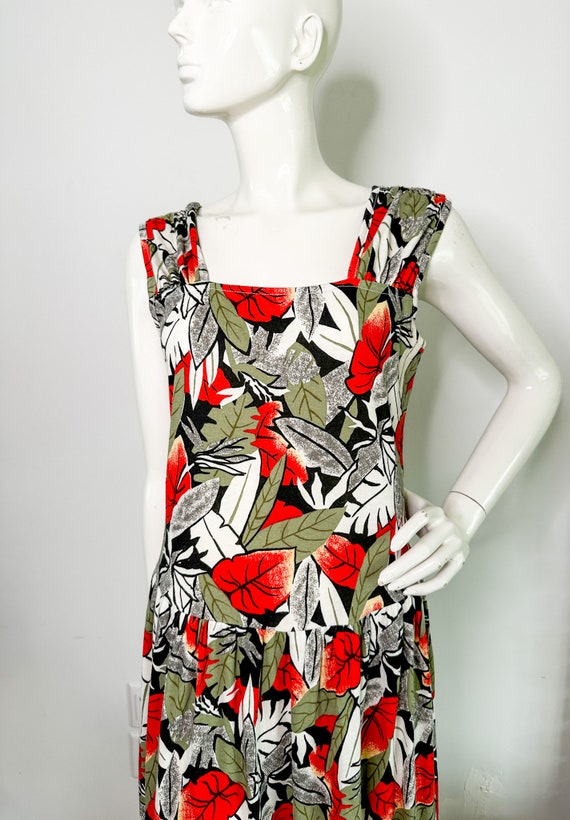 Vintage Jane Singer Floral Dress with Ruche Hip detai… - Gem