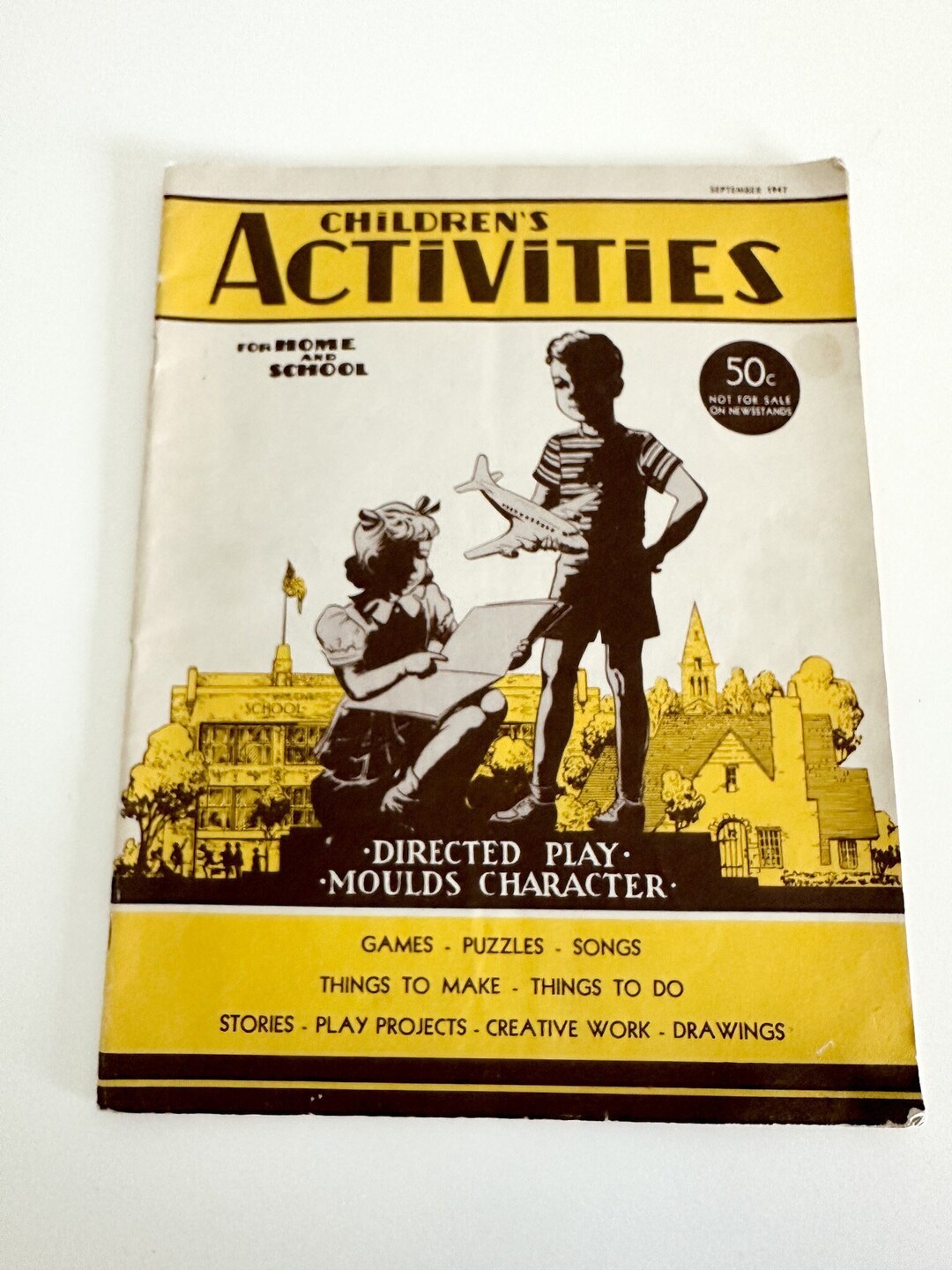 Vintage 1947 Children's Activities for Home and School Magazine ...