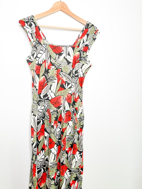 Vintage Jane Singer Floral Dress with Ruche Hip detai… - Gem