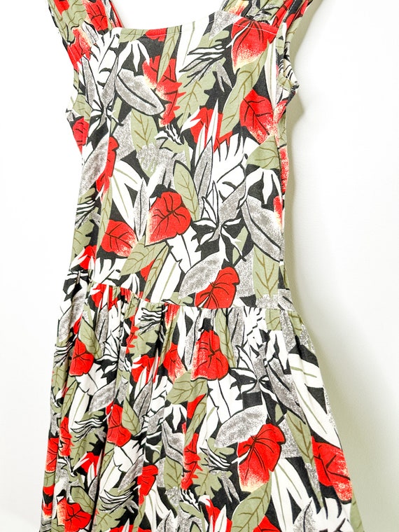 Vintage Jane Singer Floral Dress with Ruche Hip detai… - Gem