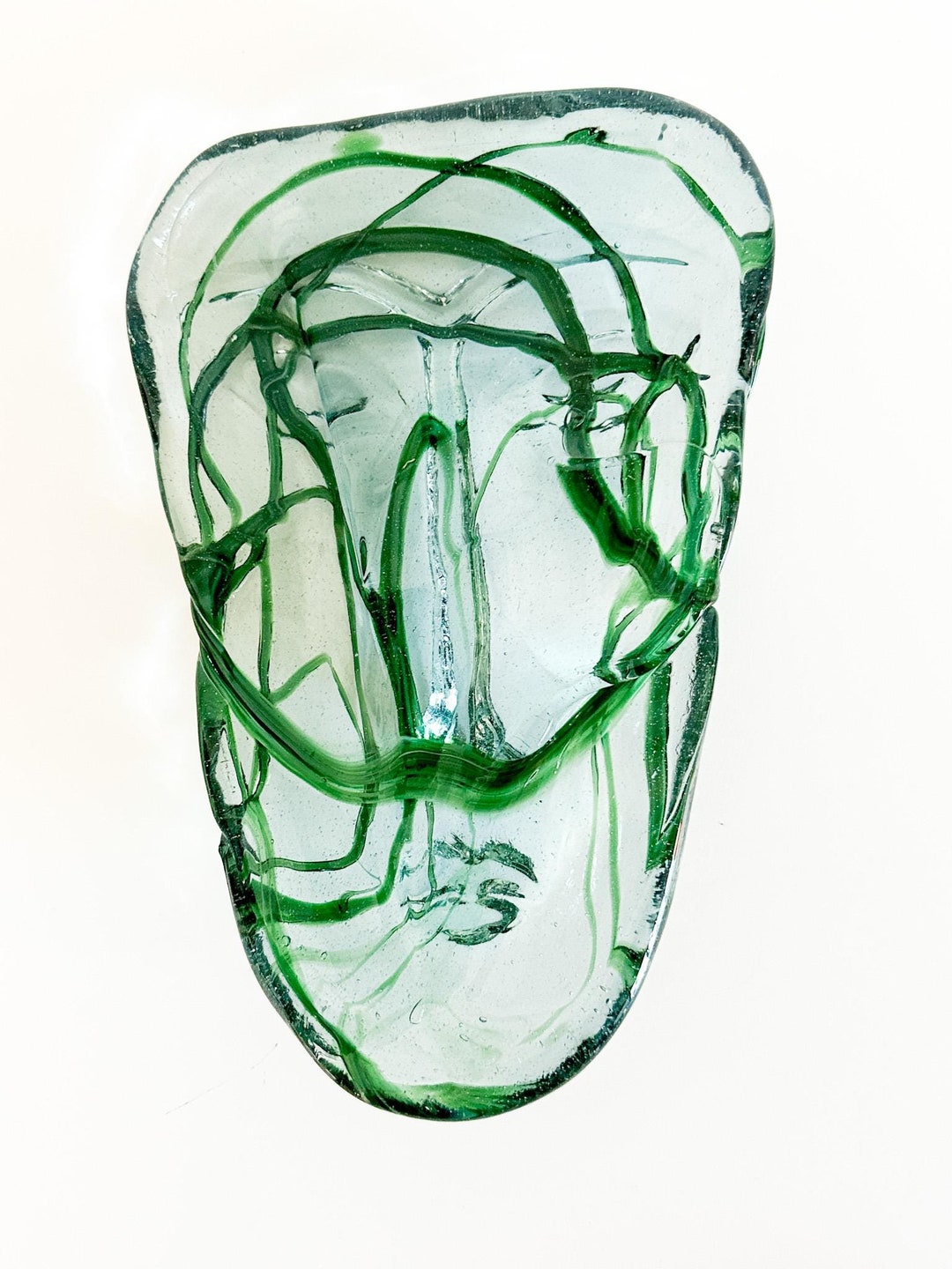 Vintage Sky Dreamer Glass Face Mask by Jaramillo Bros.| Art Glass Face ...