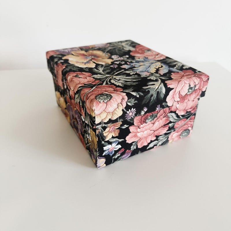 Fabric Storage Box - Etsy
