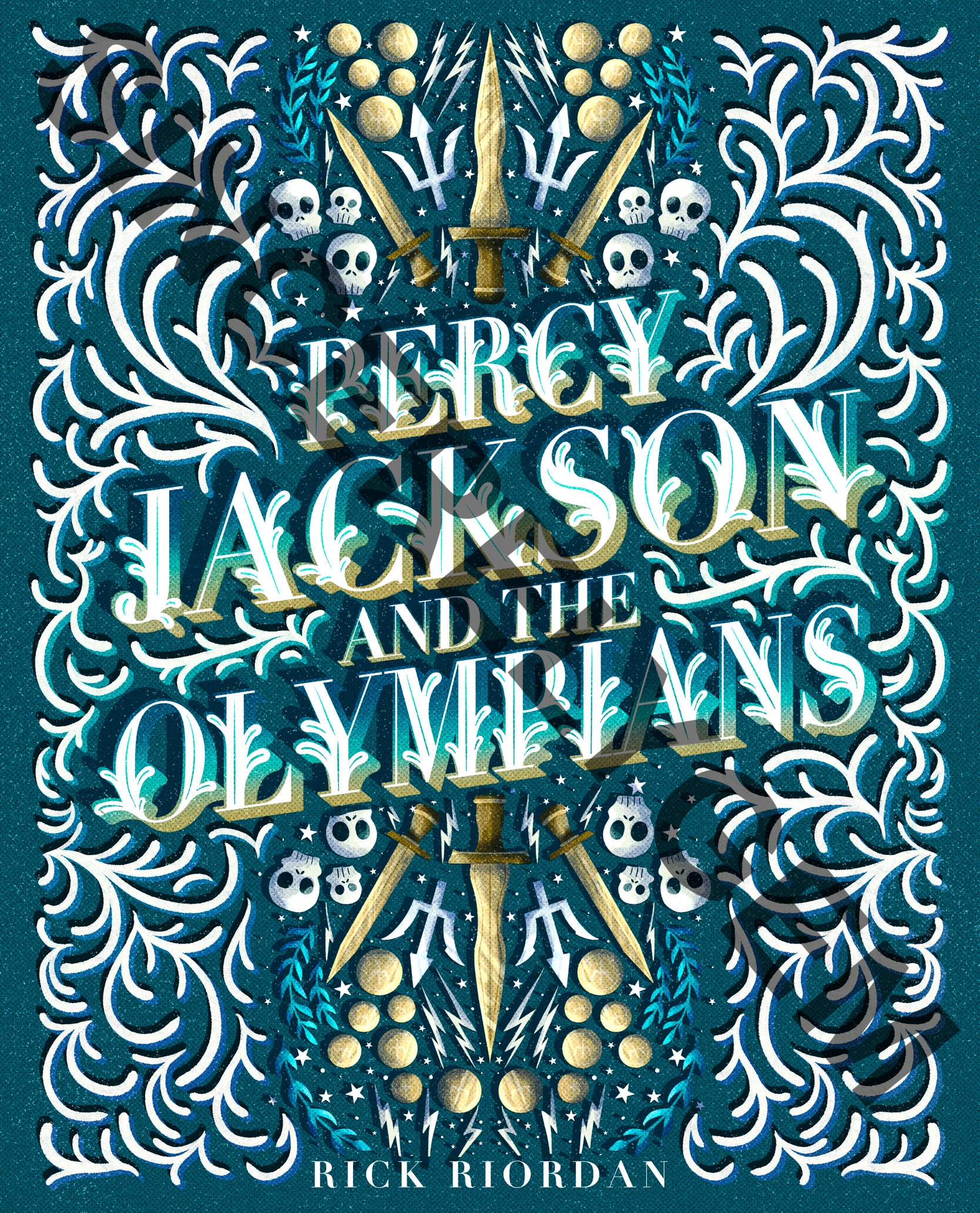 Percy Jackson Book Cover Art