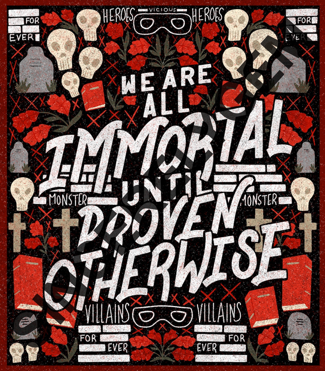 Vicious Illustration (villains Series by VE Schwab) - Etsy