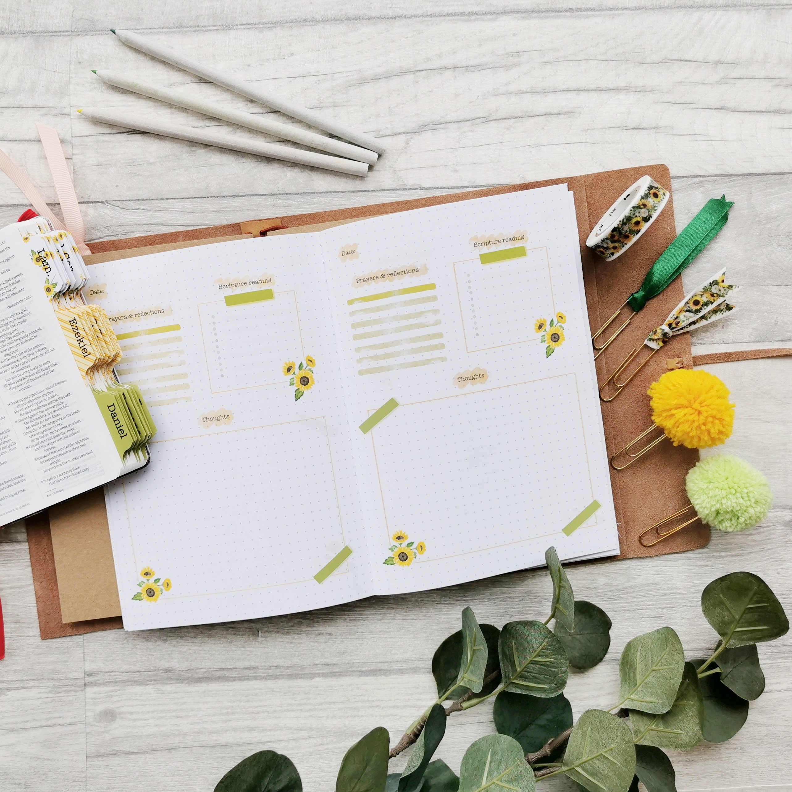 Sunflowers Prayer & Reflection Journal | Etsy