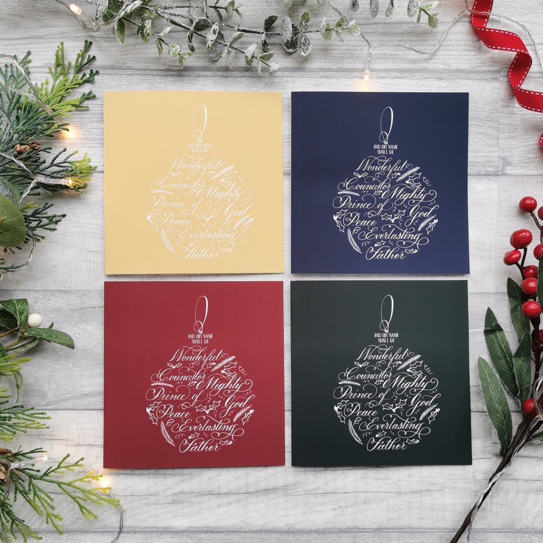 Wonderful Counsellor - Christmas Greeting Card - Christian Christmas ...