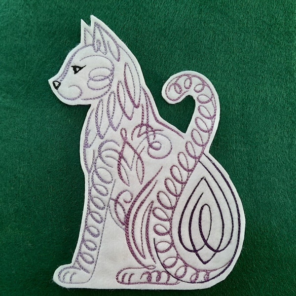 Cat Applique - Etsy UK