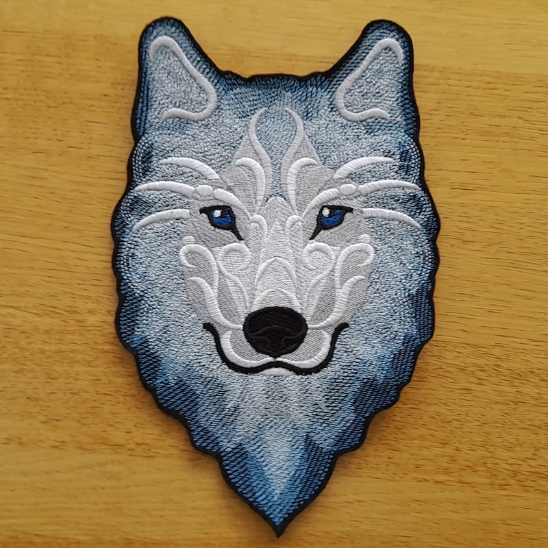 Wolf Applique - Etsy