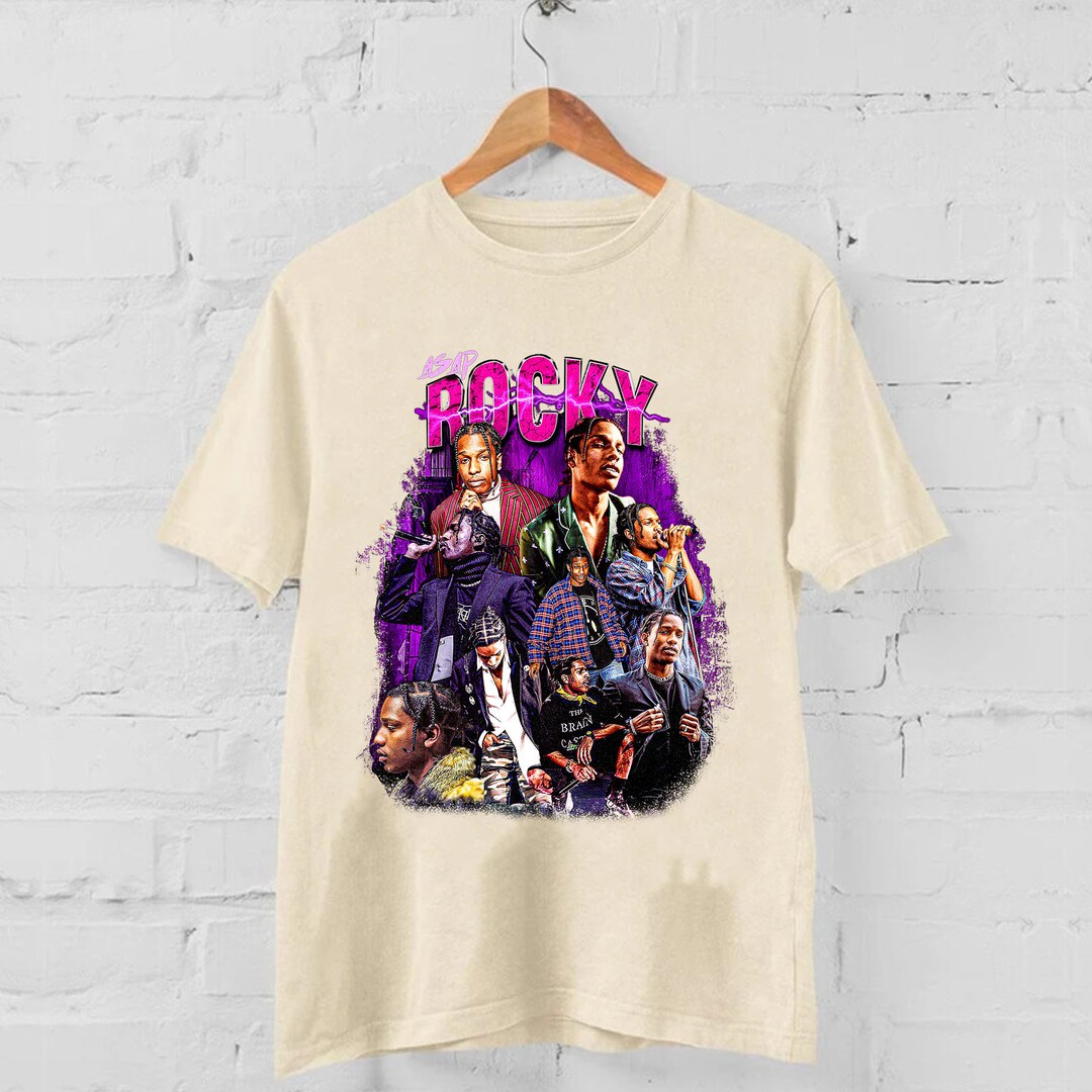 Retro Asap Rocky Png, Asap Rocky Fan Png, Vintage 90s Asap Rocky Png ...