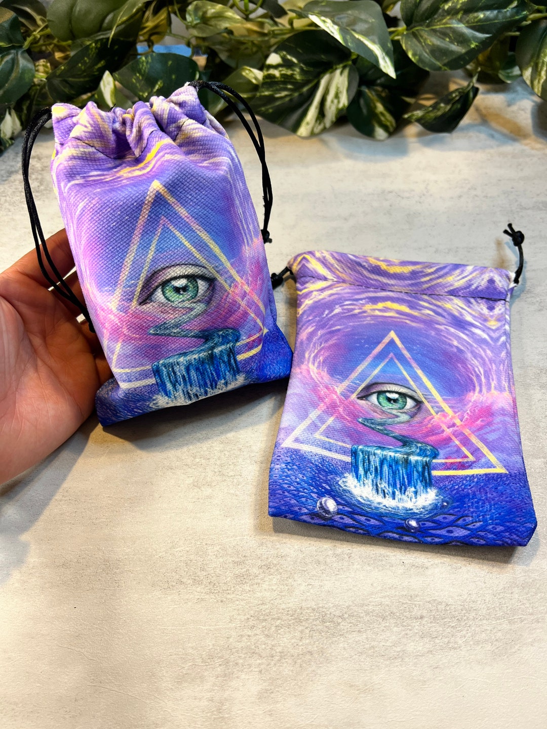 6” Third Eye Tarot & Oracle Bags • Tarot Bags • Oracle Protection Bags - Etsy