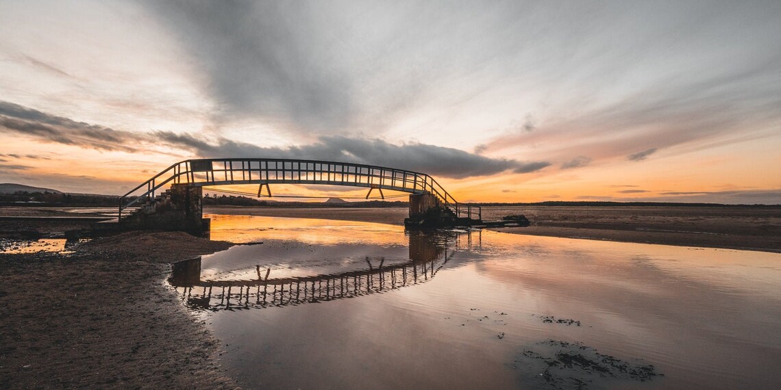 Belhaven Bridge to Nowhere at Sunset // Photography Print - Etsy
