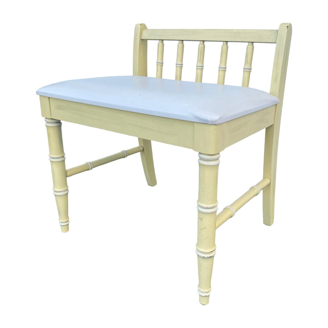 Henry Link Bali Hai Vanity Chair FREE SHIPPING Vintage - Etsy