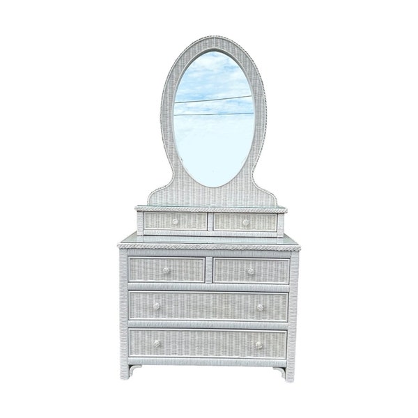 Wicker Vanity - Etsy