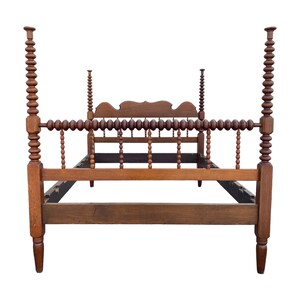 Antique Jenny Lind Spool Bed 53W 76D 54H - American Classical Bobbin ...
