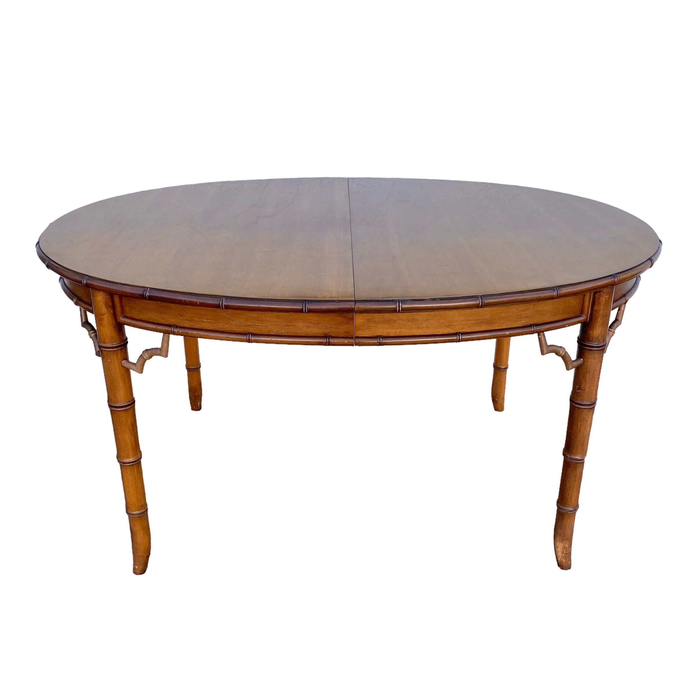 Faux bamboo dining table store