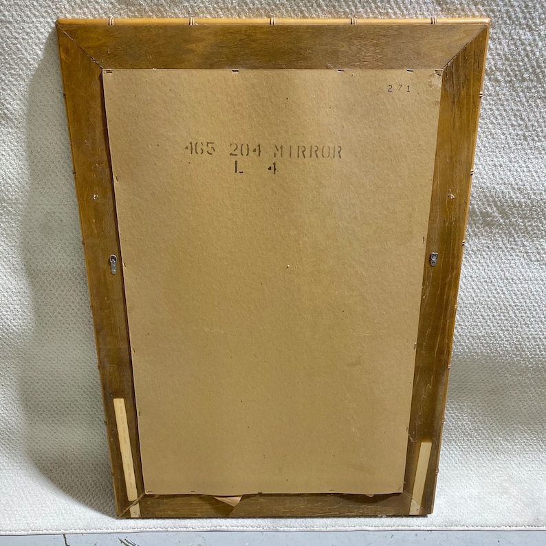 Faux Bamboo Rattan Mirror by Dixie 47x33 FREE SHIPPING Vintage - Etsy