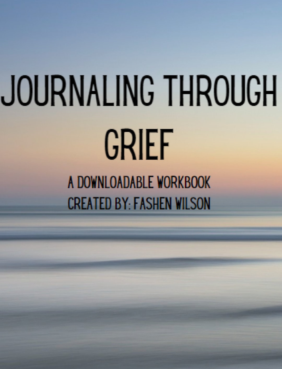 Journaling Through Grief, A Downloadable Workbook, Self-help - Etsy