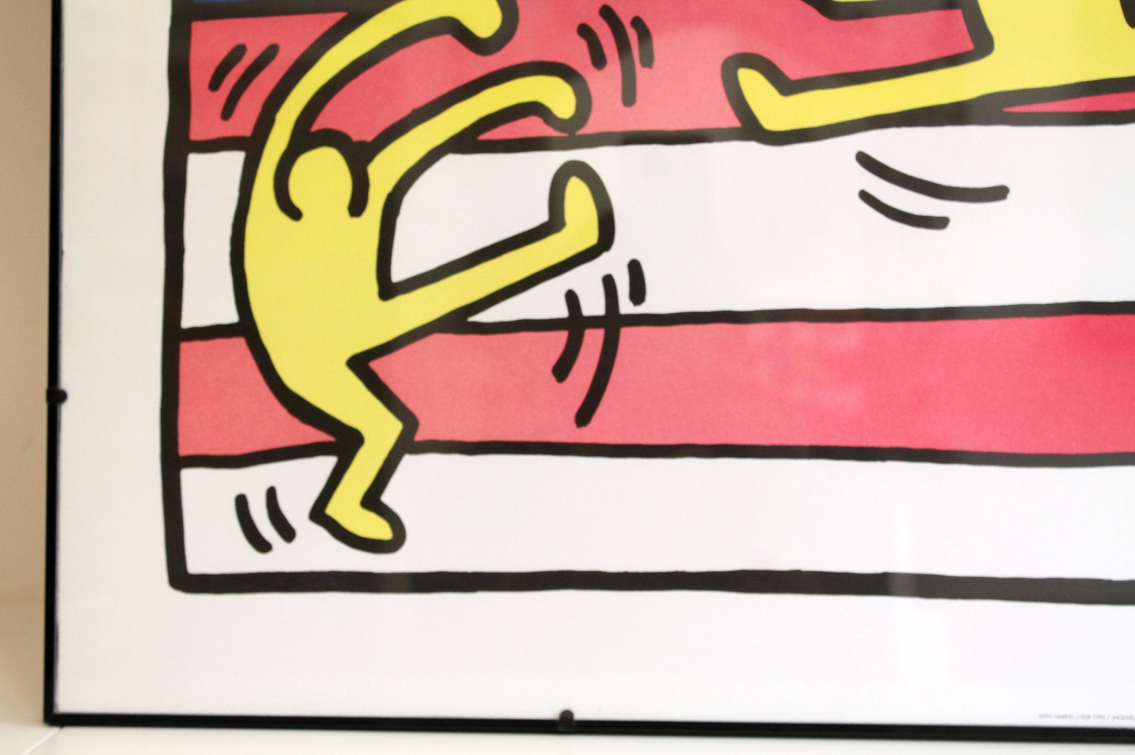 Keith Haring. American Flag 100x70cm by Nouvelle Images France, 1992 ...