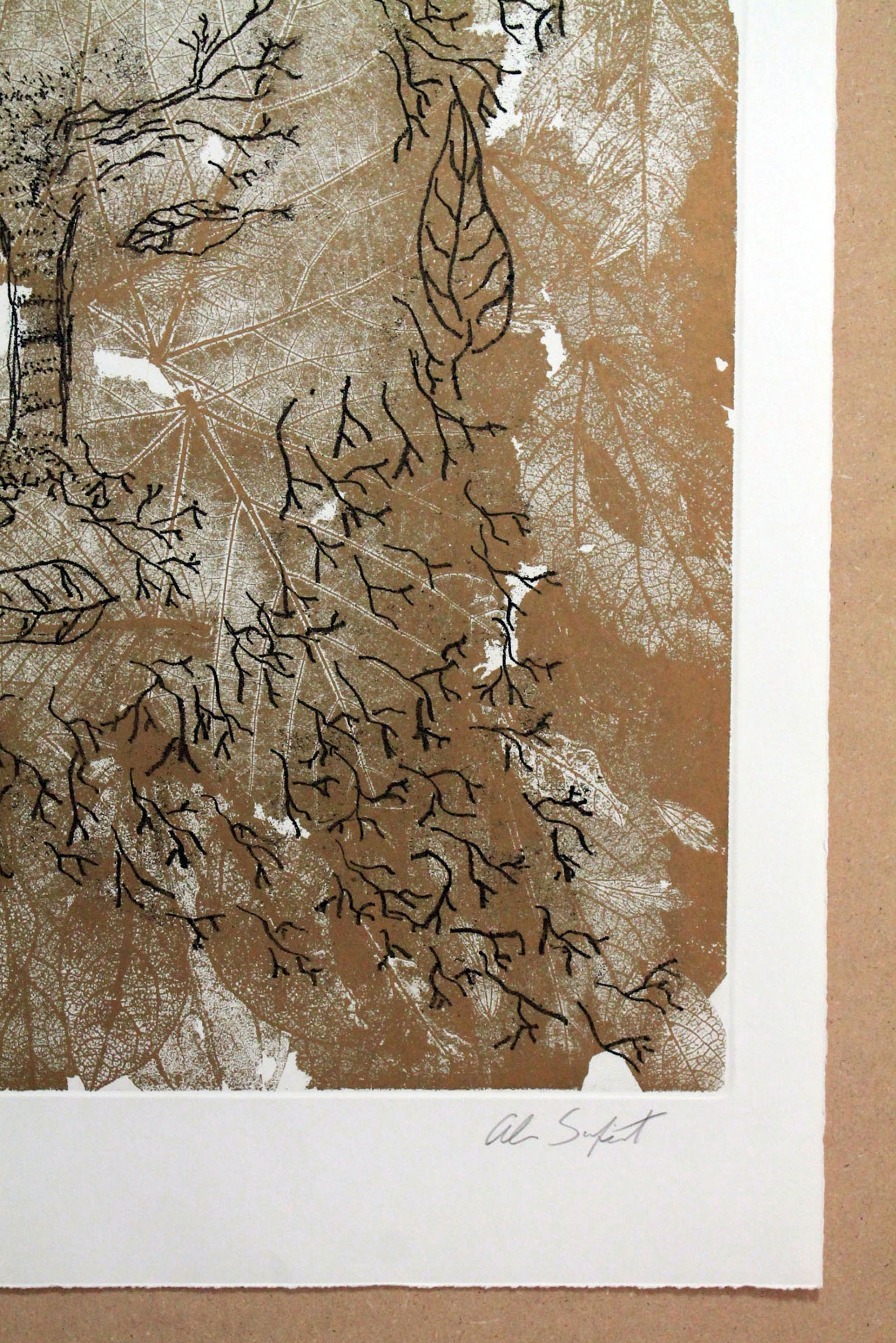 Alan Sonfist (american 1946-) Original Serigraph (76x56cm) Signed ...