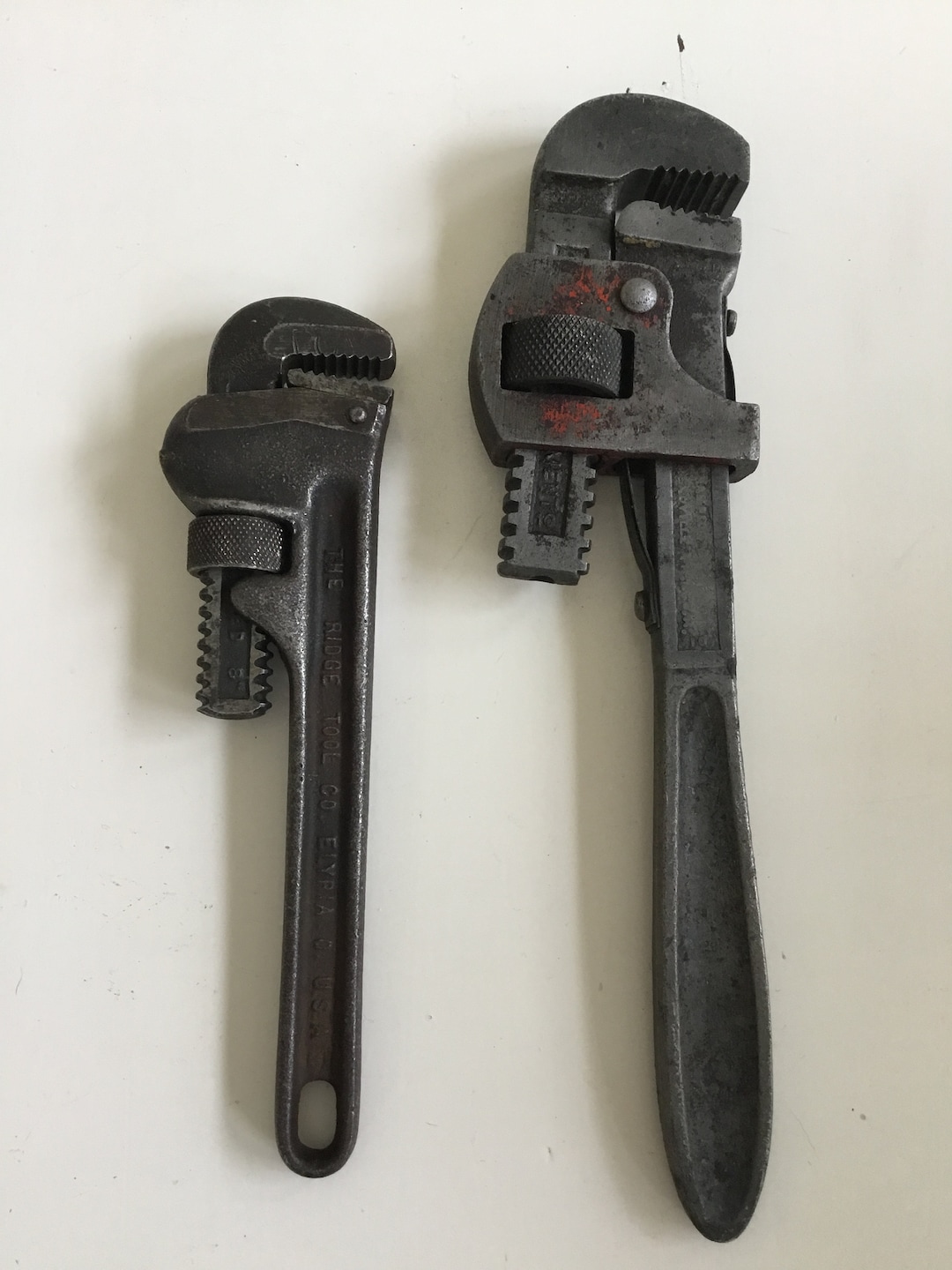 Two 1950's Monkey/ Pipe Wrenches - Etsy