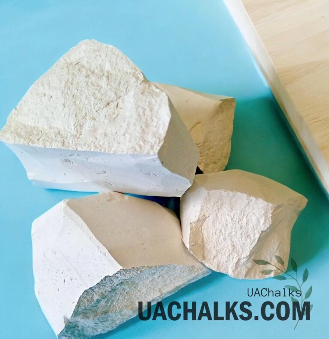 GLINOMEL "nice" Clay+chalk Natural Ukrainian Lump Chalks, 200 G-1 Kg ...