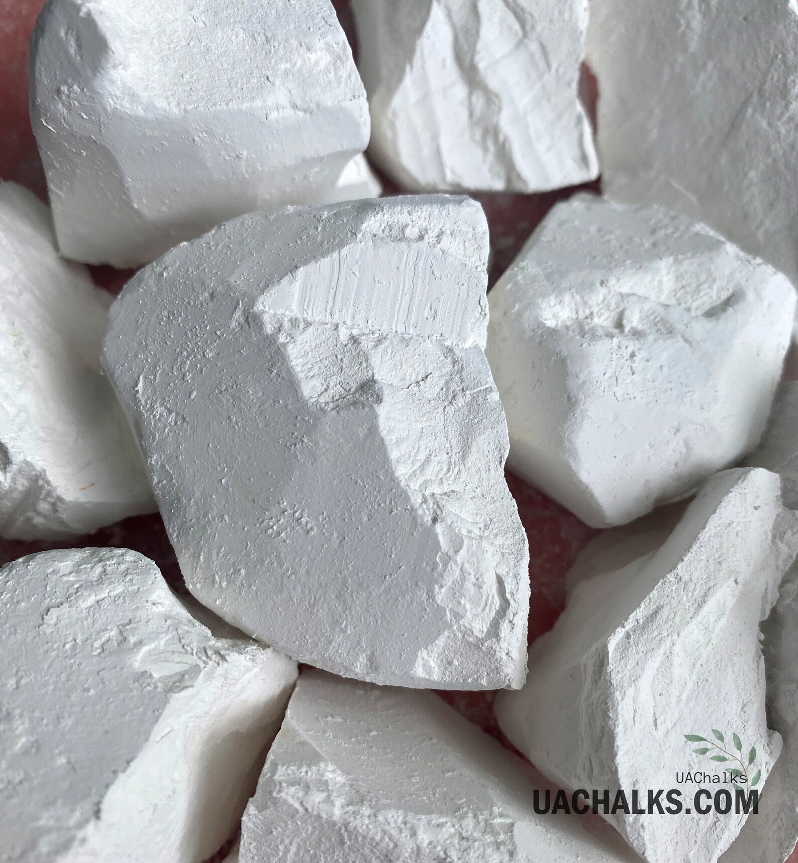 GLINOMEL "cream" Clay+chalk Natural Ukrainian Lump Chalks, 200 G-1 Kg ...