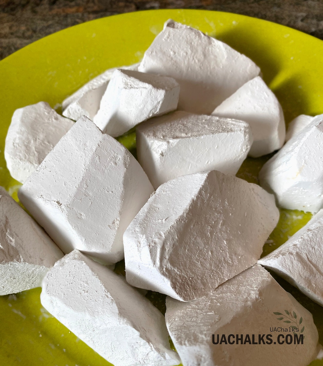 WHITE MOUNTAIN CHALK Natural Ukrainian Lump Chalks, 200 G-10 Kg ...