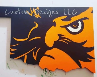 Wooden Oklahoma Sign | Etsy