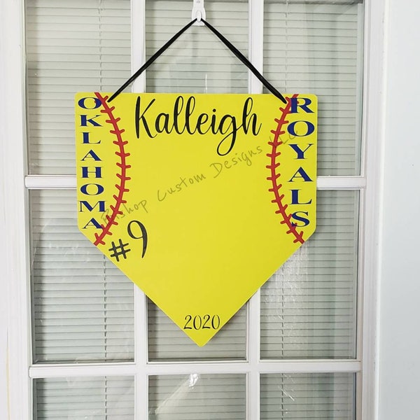 Softball Sign - Etsy