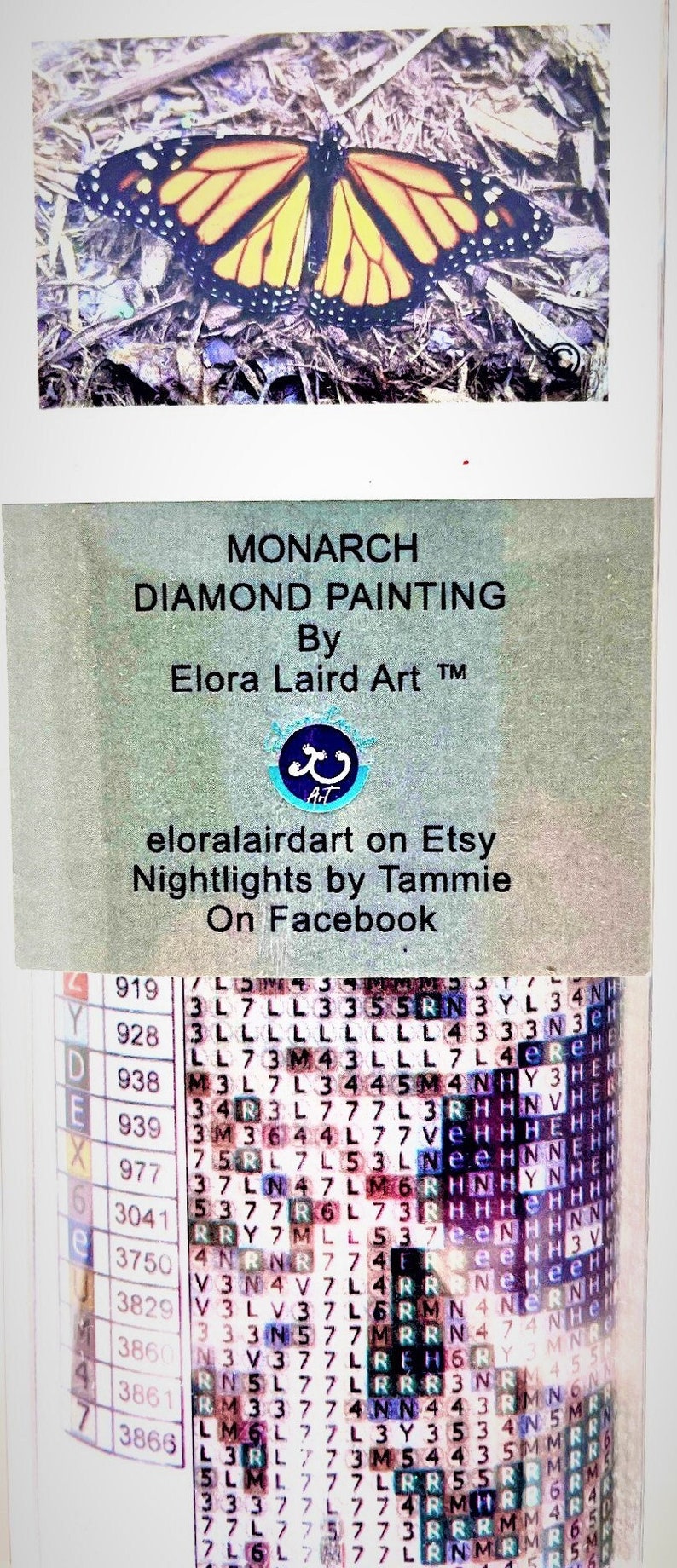 Monarch Butterfly Diamond Dot Art Photo Print Butterfly Wall - Etsy