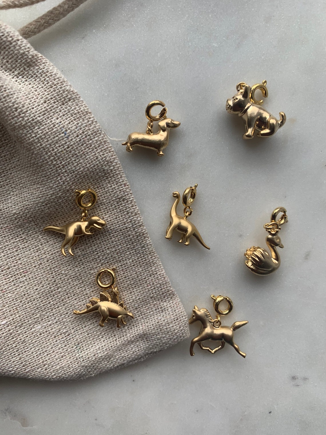 Animal necklace Charms | Etsy